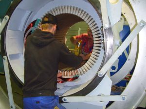 Elektromotor Ankerwicklelei • momac Elektromaschinenbau